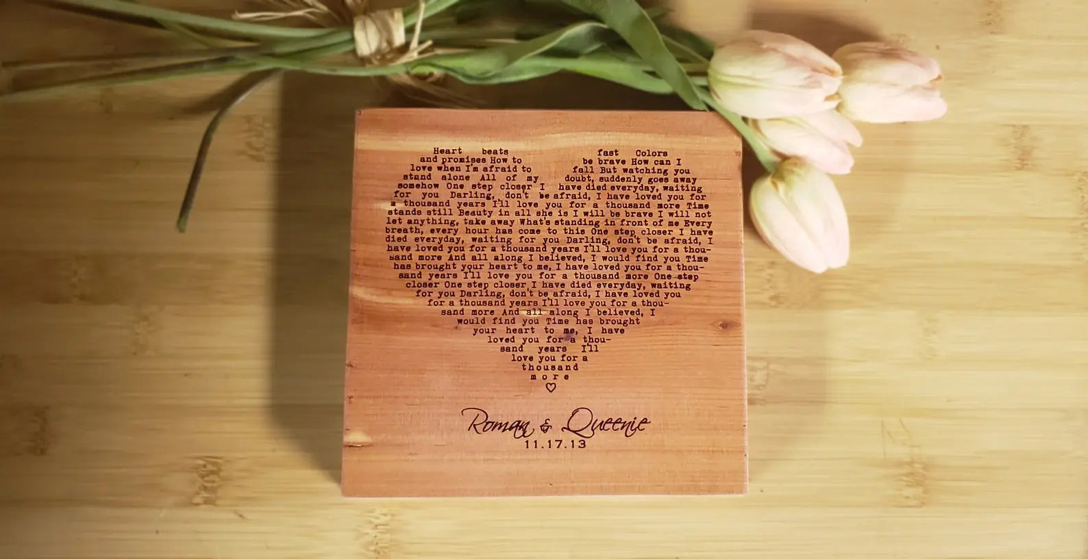 CUSTOM SHAPE : Personalized Solid Wood Sign, Square for Wedding ...